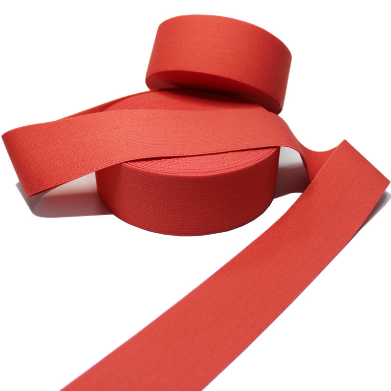Orange Underwear Elastic Band 4cm Nylon Webbing Pantone Color
