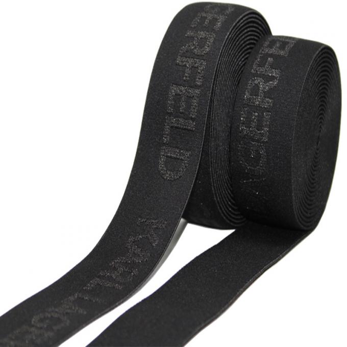 Sewing Thick Nylon Webbing Crossbody Bags 4cm Black Elastic Band